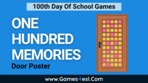 10 Awesome 100th Day Of School Games For Kids | Games4esl