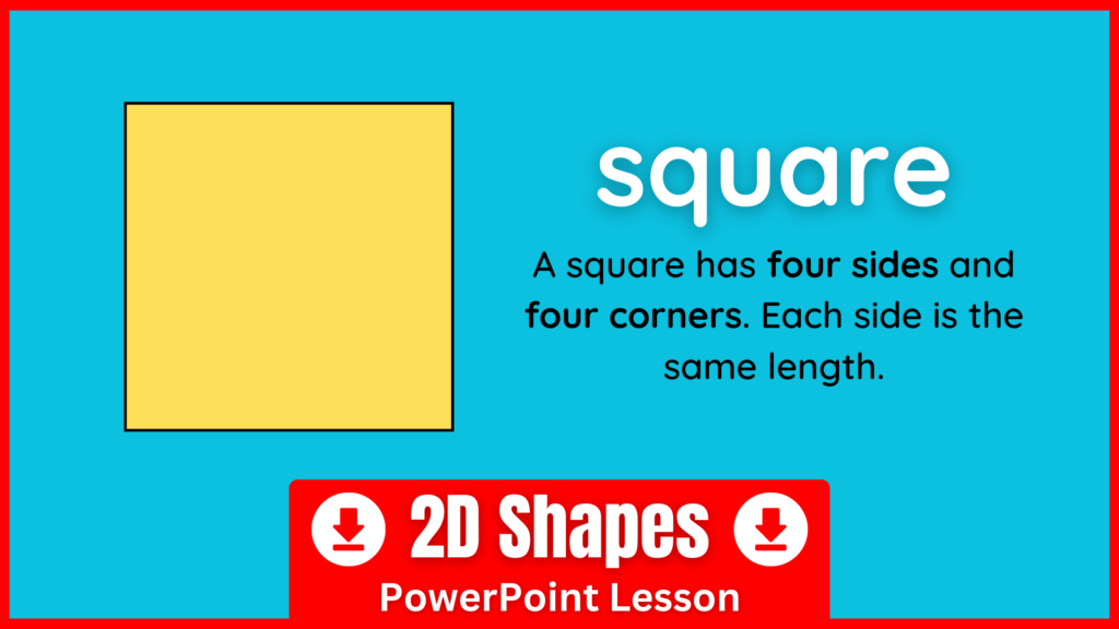 2D Shapes PowerPoint Lesson For Kids | Games4esl
