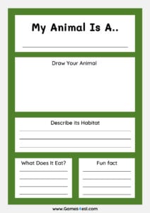 Animals And Habitats | Free PDF Worksheets For Kids | Games4esl