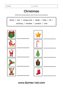 Christmas Lesson Plan | Games4esl