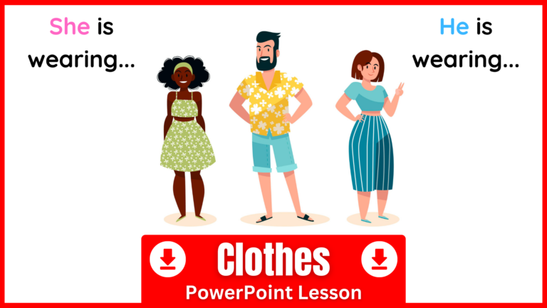 Free Clothes PowerPoint For English Class | Games4esl