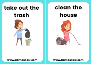 Free Daily Routine Flashcards For Kids And ESL Learners | Games4esl
