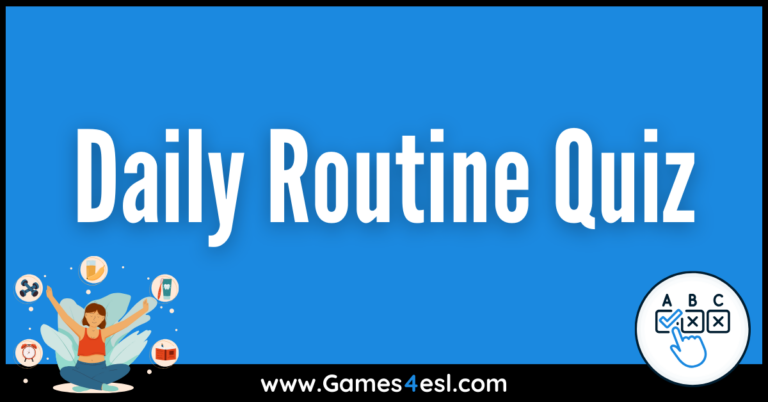 Daily Routine Examples | Useful List Of Daily Routine Words With ...