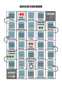 Free Days Of The Week Worksheets | Games4esl