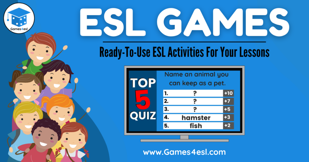 ESL Games For Kids And Beginners | Fun, No-Prep Activities For Class ...