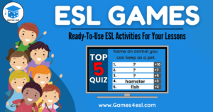 ESL Games For Kids And Beginners | Fun, No-Prep Activities For Class ...