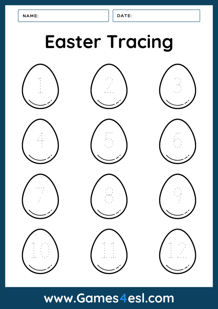 10 Free And Fun Easter Worksheets For Kids | Games4esl