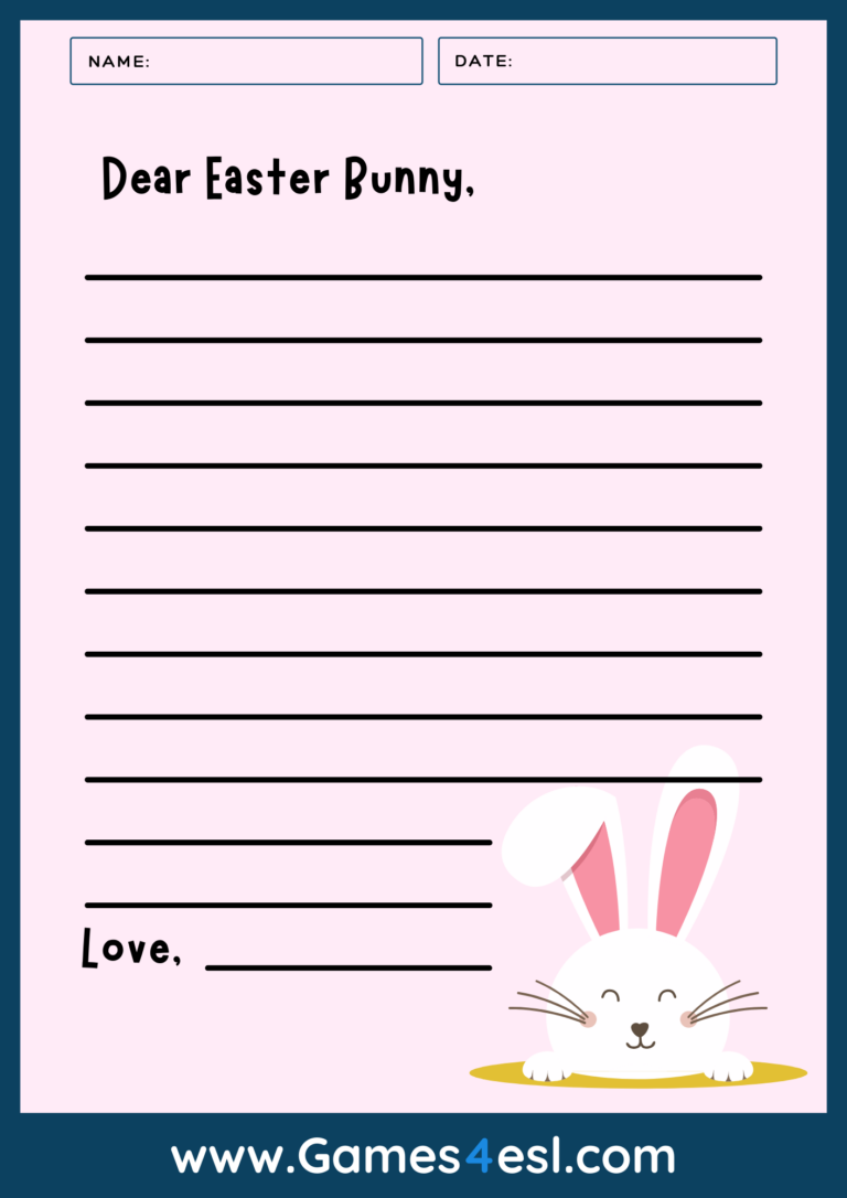 10 Free And Fun Easter Worksheets For Kids | Games4esl