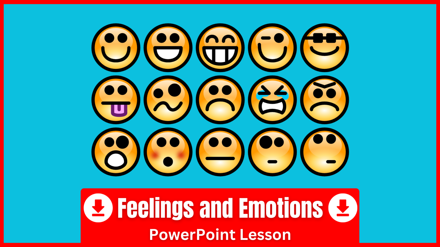 Free Feelings PowerPoint For Teaching Kids Emotions Vocabulary | Games4esl