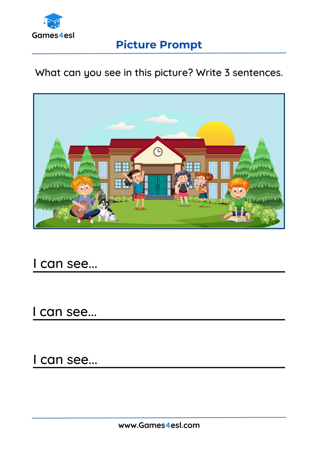 Grade 2 Sentence Worksheets | Games4esl