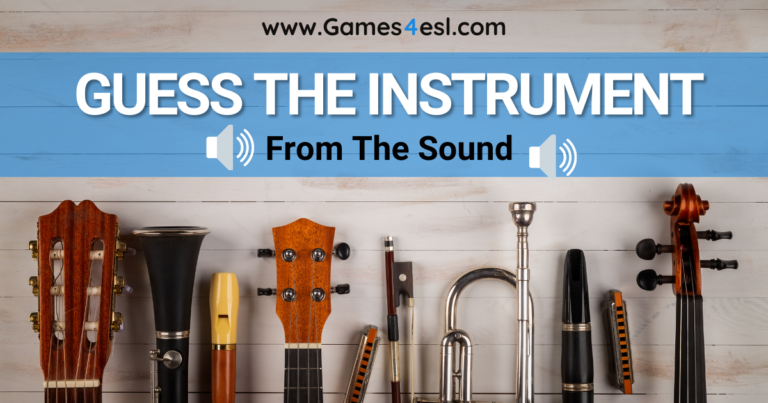 Guess The Musical Instrument From The Sound | Games4esl