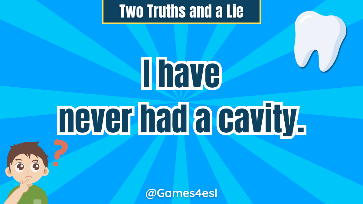 99 Two Truths And A Lie Ideas | Good Lies For Your Next Game | Games4esl