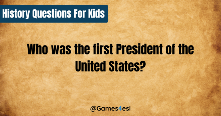 75 Fun And Easy History Questions For Your Next Classroom Quiz | Games4esl