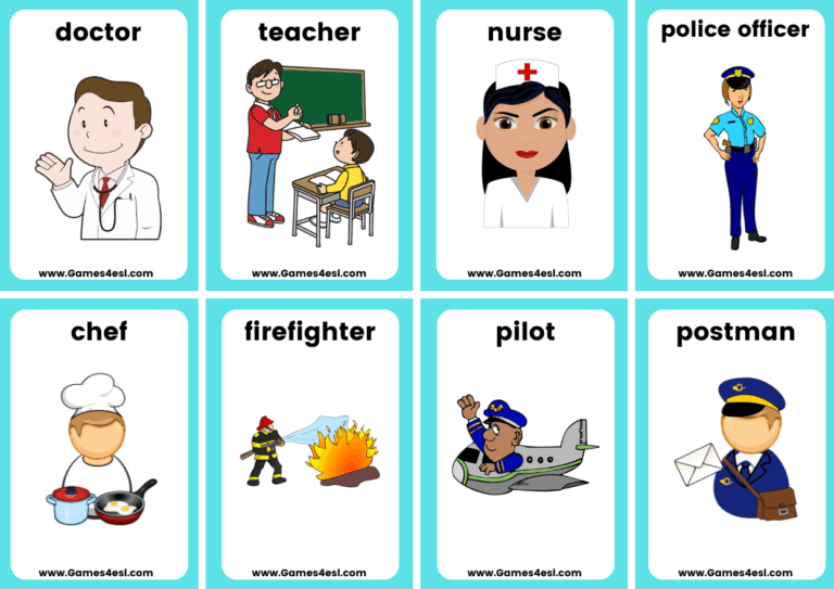 Jobs And Occupations Lesson Plan For ESL Kids | Games4esl