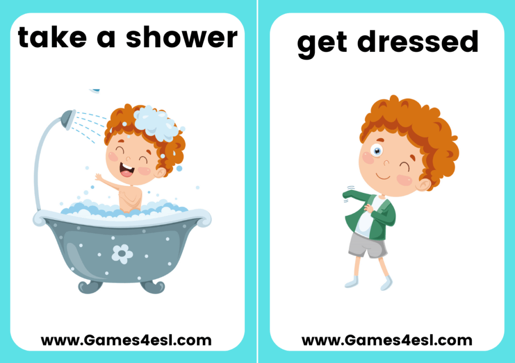 Daily Routine Flashcards