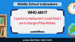 10 Awesome Middle School Icebreakers Your Students Will Love | Games4esl