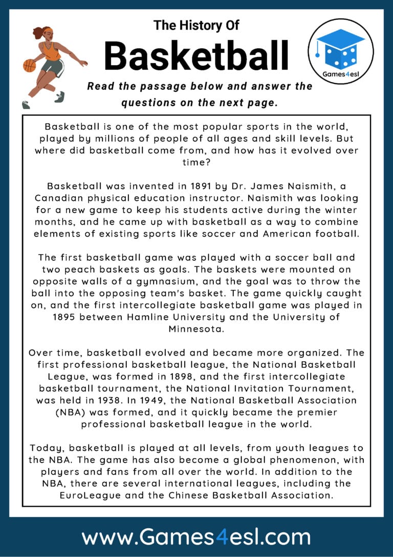 Free Reading Comprehension Worksheets For Middle School Students ...