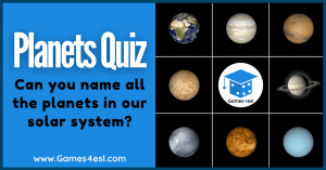 Planets Quiz | Games4esl