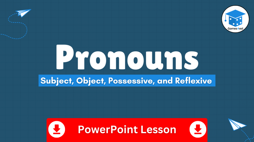 Pronouns PowerPoint Lesson - Subject, Object, Possessive, And Reflexive ...