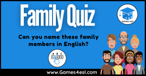 Family Vocabulary Quiz | Test Your Knowledge Of Family Words In English ...