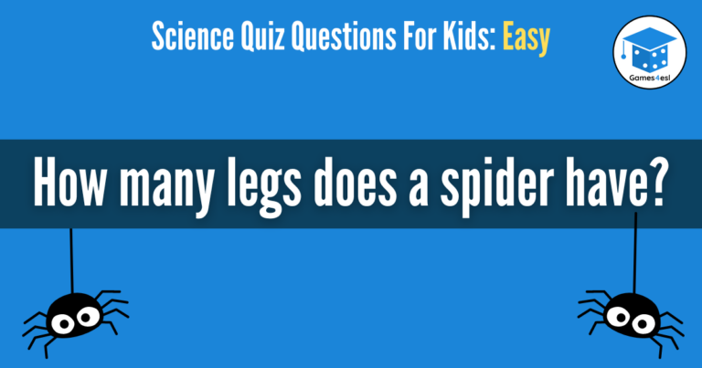 75 Fun And Easy Science Quiz Questions For Kids | Games4esl