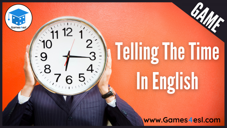 Telling The Time Game – Learn To Tell The Time In English | Games4esl