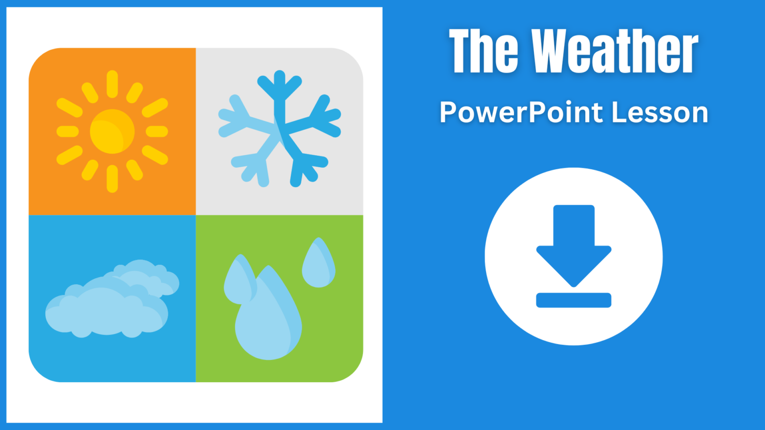 Weather PowerPoint Lesson For ESL Kids | Games4esl
