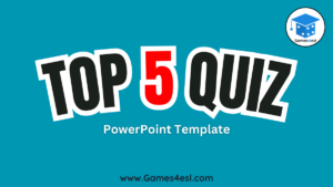 Top Five Quiz PowerPoint Game Template | Games4esl
