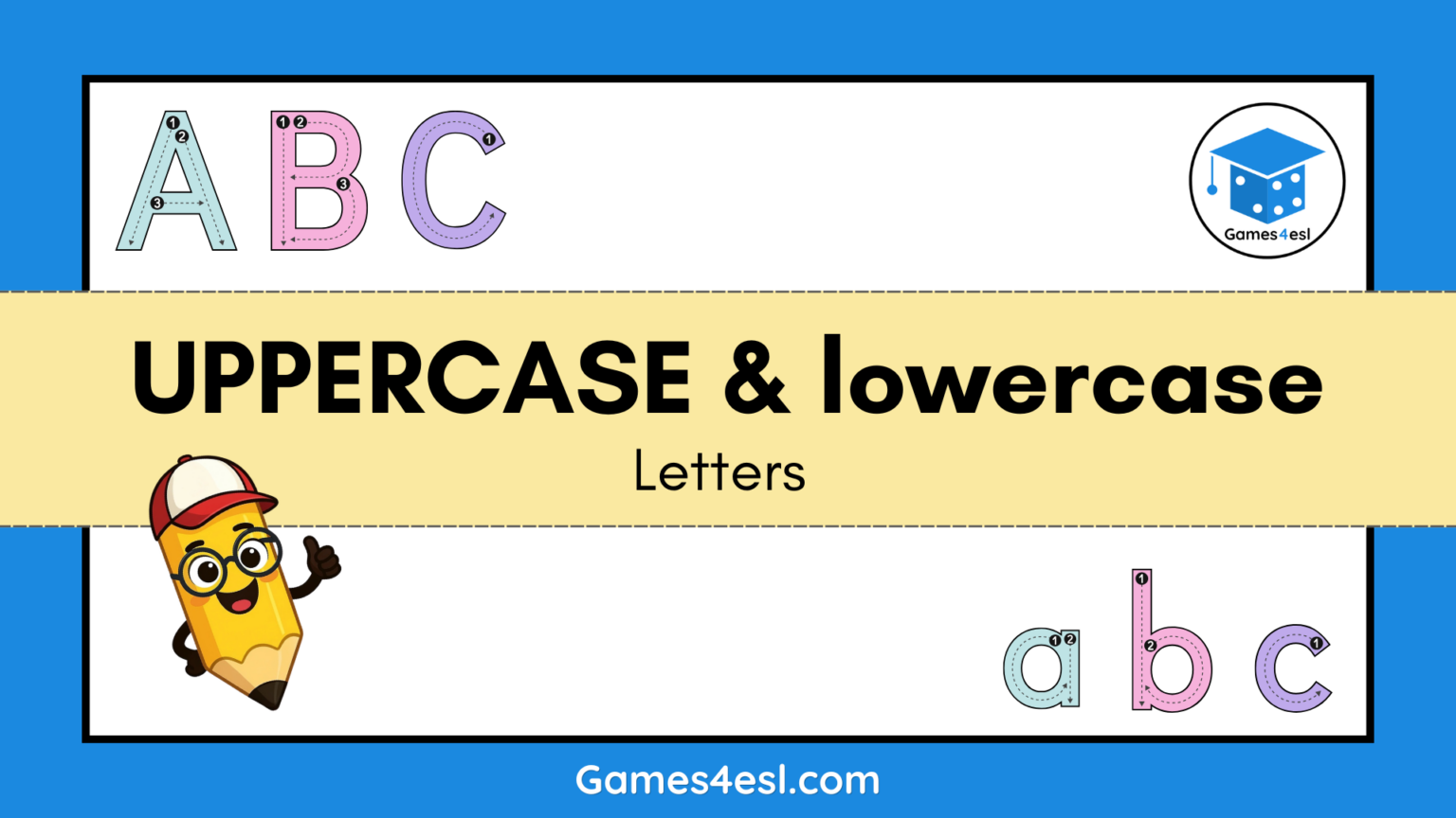Uppercase And Lowercase Letters PowerPoint | Games4esl