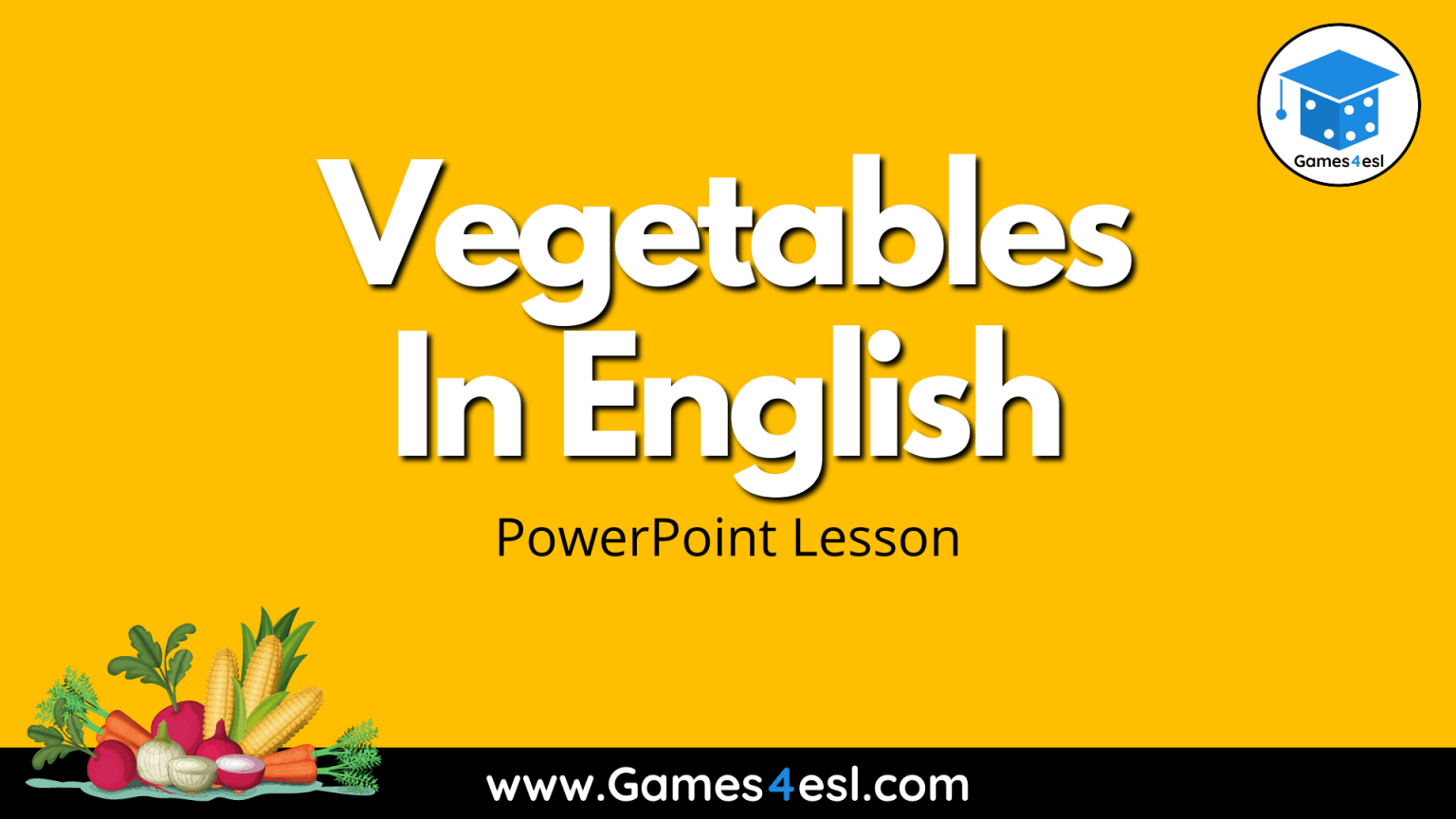 Vegetables Vocabulary PowerPoint (Free Download) | Games4esl