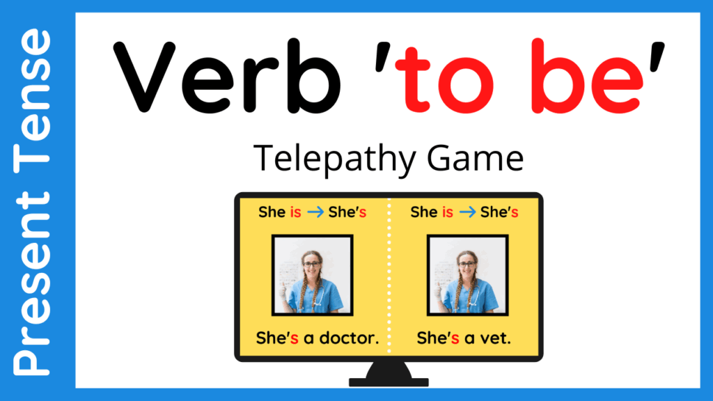 Verb To Be Game - Practice Am, Is, And Are In Class | Games4esl