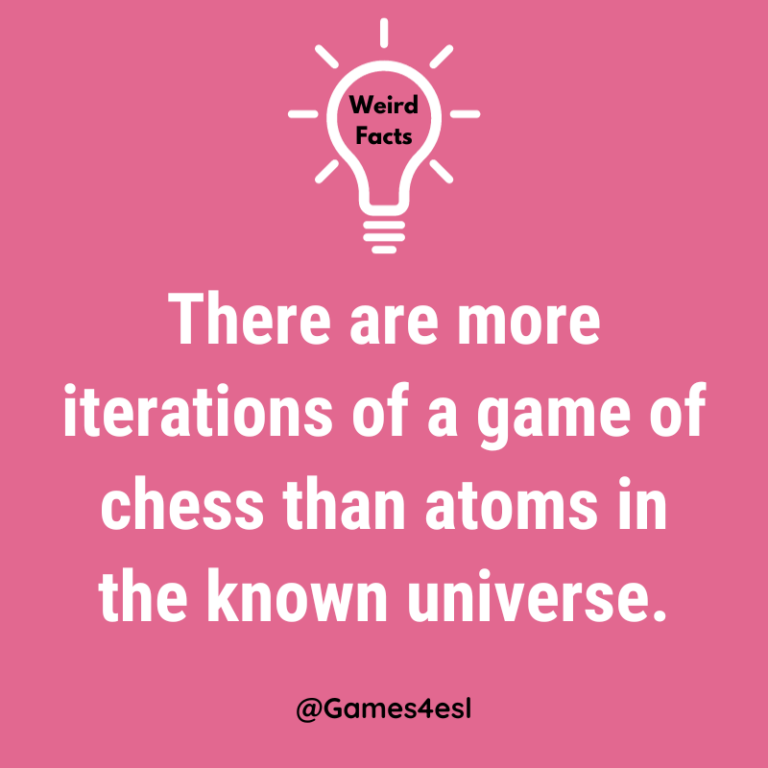 30 Weird Facts That Will Amaze Your Students In Class | Games4esl