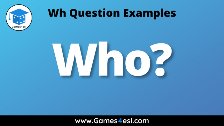 200 Wh Question Examples With Answers | Games4esl
