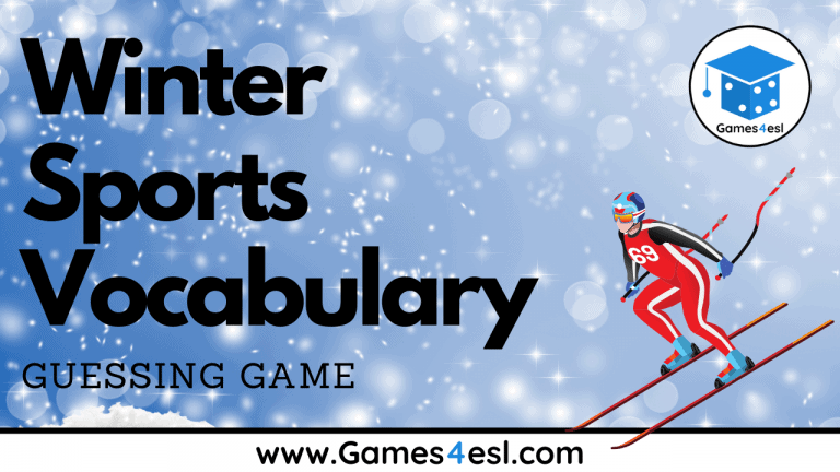 Winter Sports Vocabulary Game | Games4esl